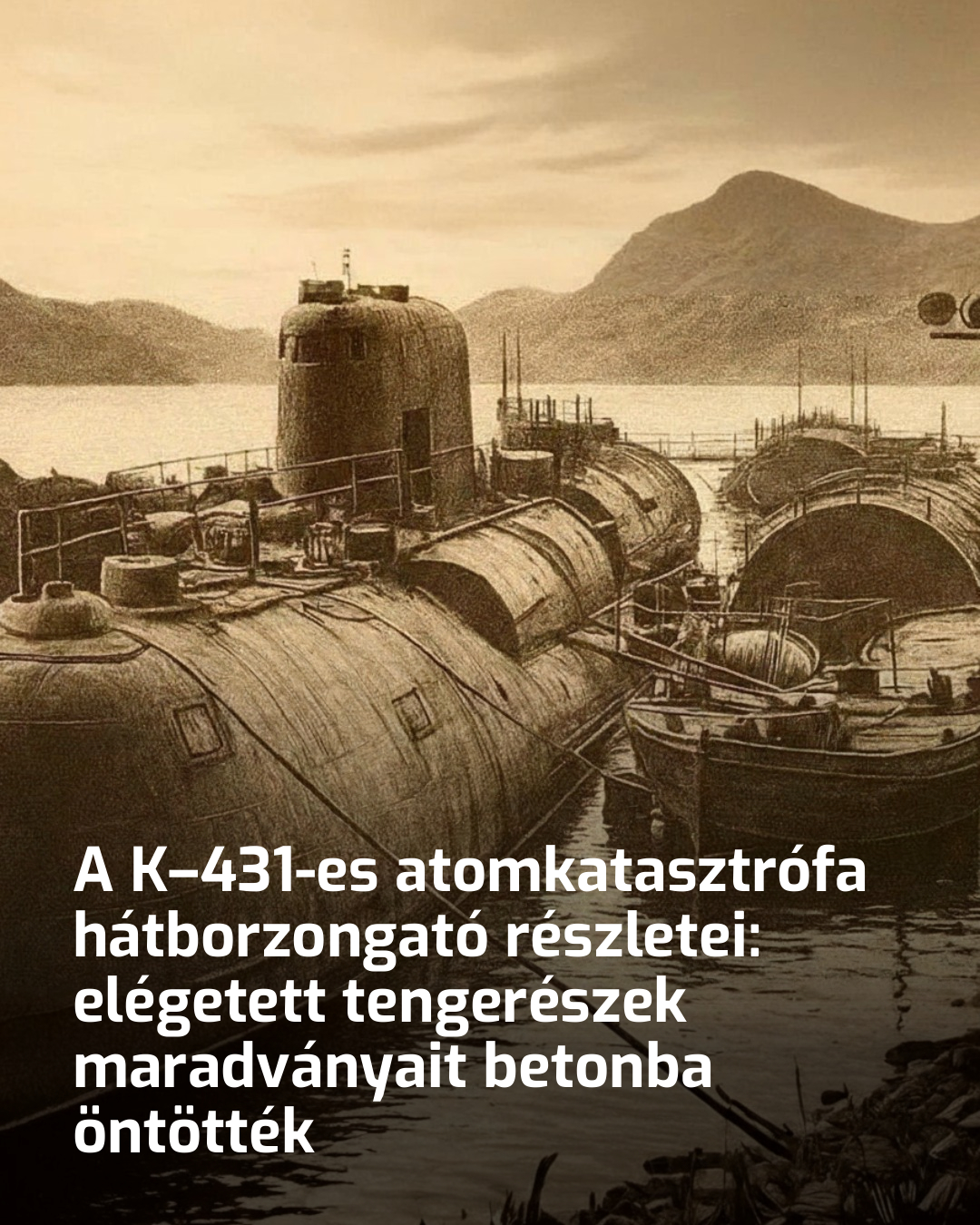 Elégetett tengerészek betonba zárva – a K–431 katasztrófa elhallgatott ...